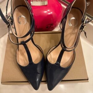 Shoes | Elegant Navy Stiletto Heels | Poshmark